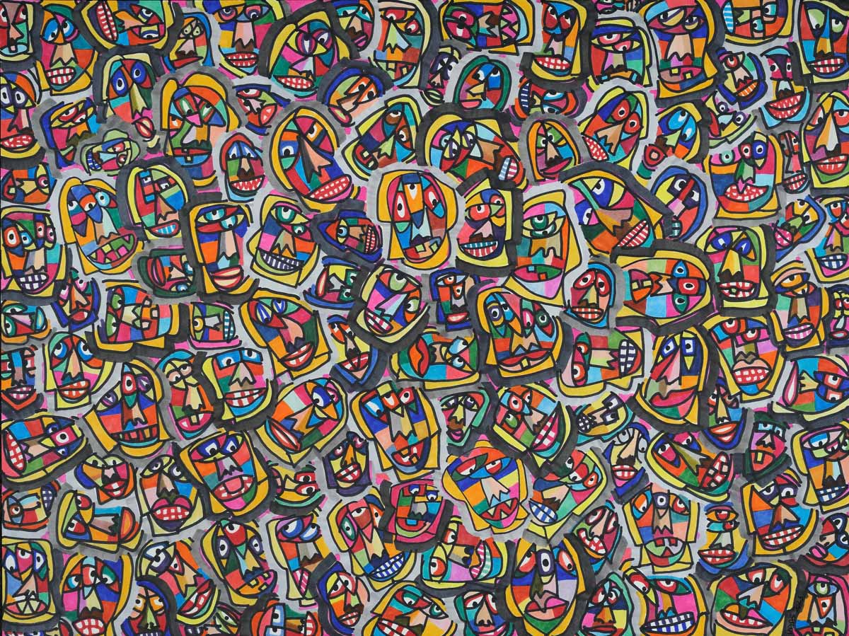 faces 23 - daniel haas art